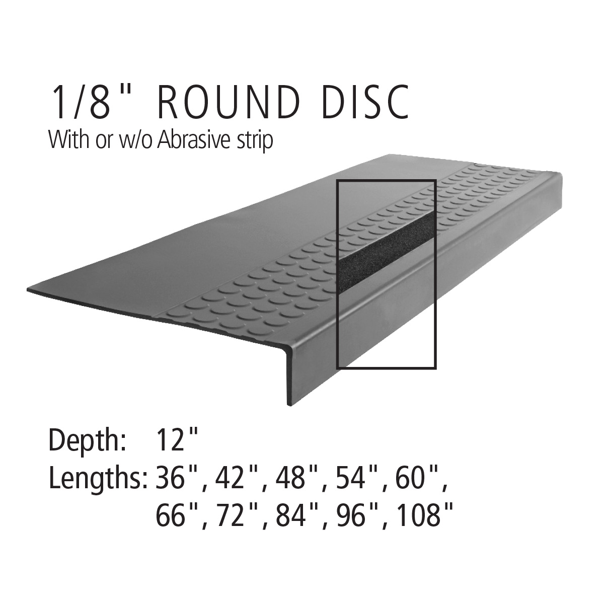 Rubber Tread – Round Disc – Procedo Flooring